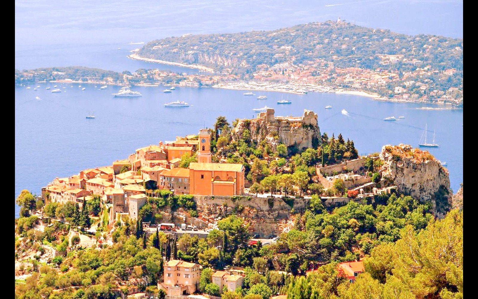 Èze aan de kust van de Côte d’Azur