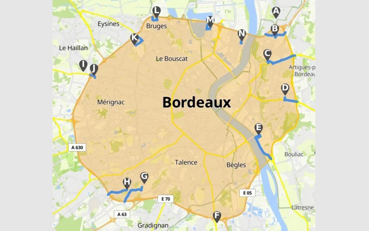 Environmental zones France accessible with Crit Air sticker