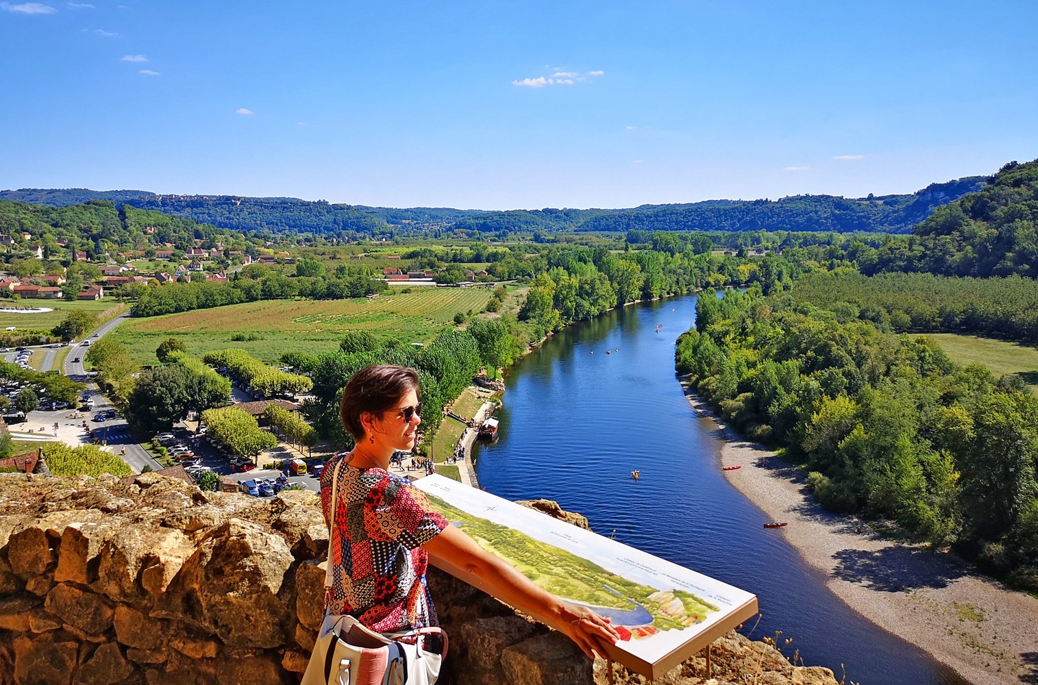 Dordogne River Valley Map France Dordogne Map Hi Res Stock Photography