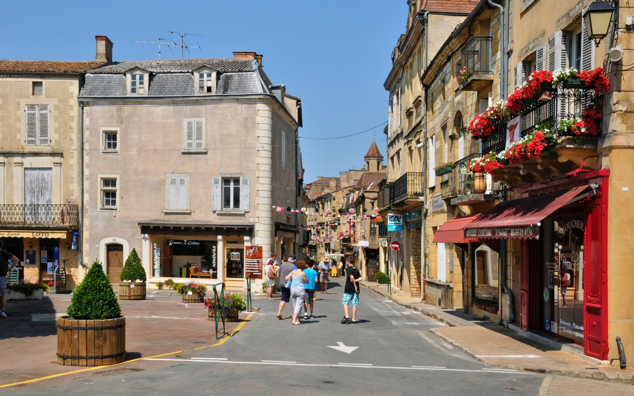 Belves, a medieval village with seven towers